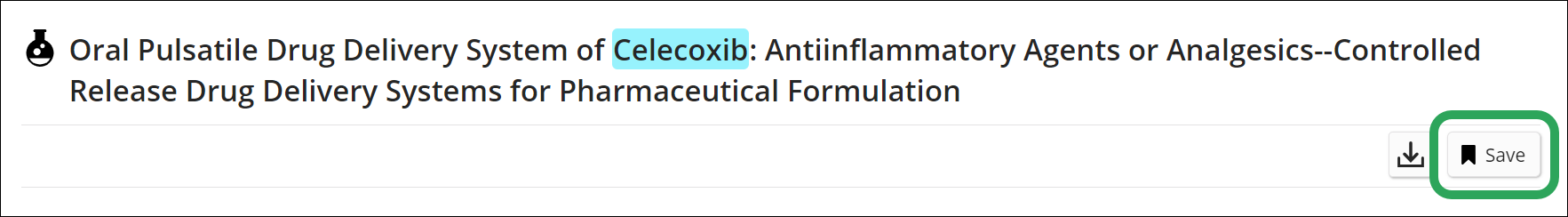 Save Formulation Detail – Formulus